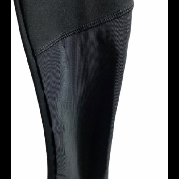 adidas | Pants & Jumpsuits | Adidas Climalite High Rise Logo Mesh ...